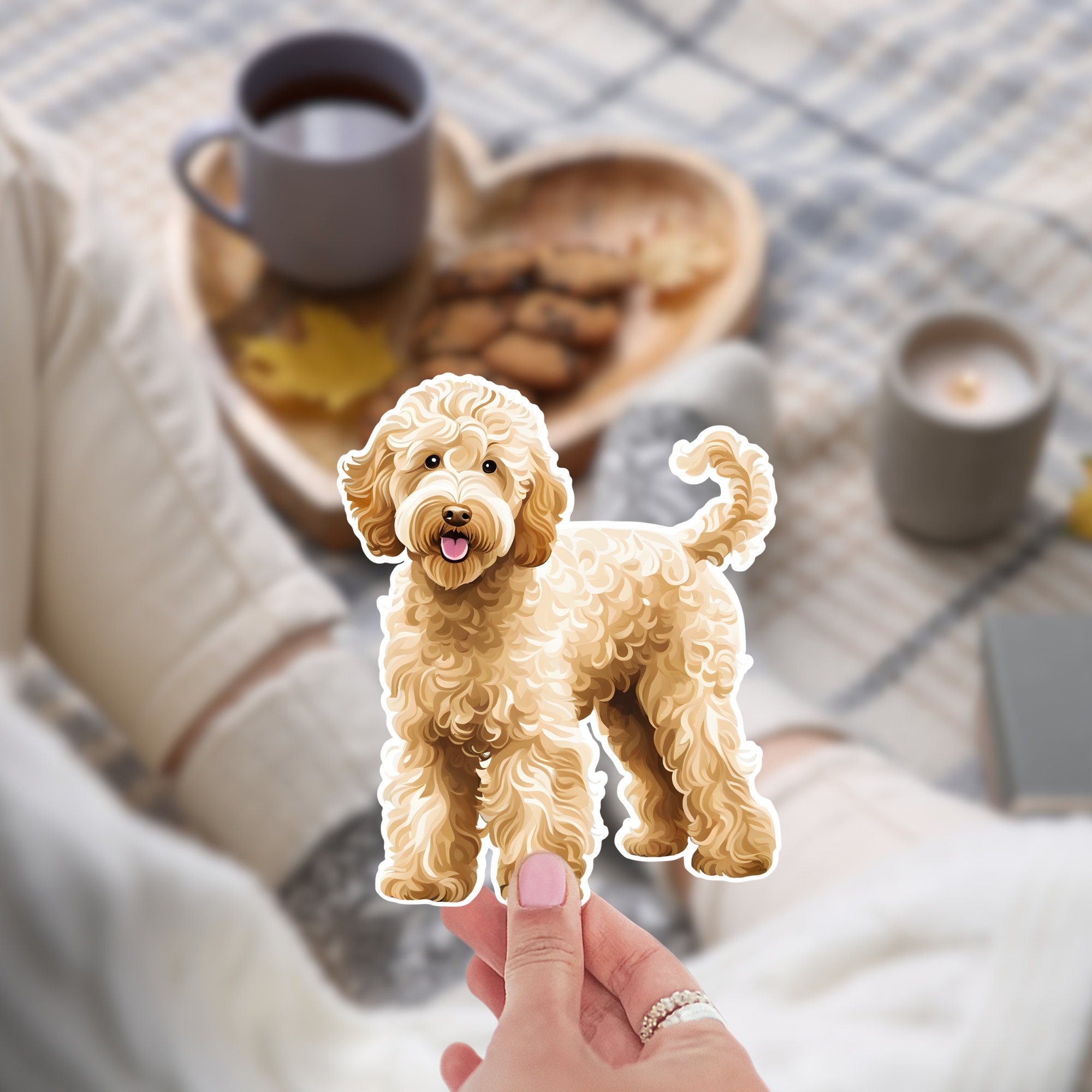 Labradoodle Sticker, Golden Doodle Sticker Decals, Doodle Sticker ...