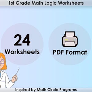 1st Grade Math Worksheets – Logic Puzzles for Early Finishers - Etsy