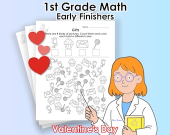1st Grade Math Worksheets – Logic Puzzles for Early Finishers - Etsy