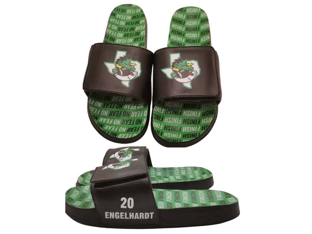 Personalized Slides, Custom Logo Sports Team Slides, Design Your Own ...