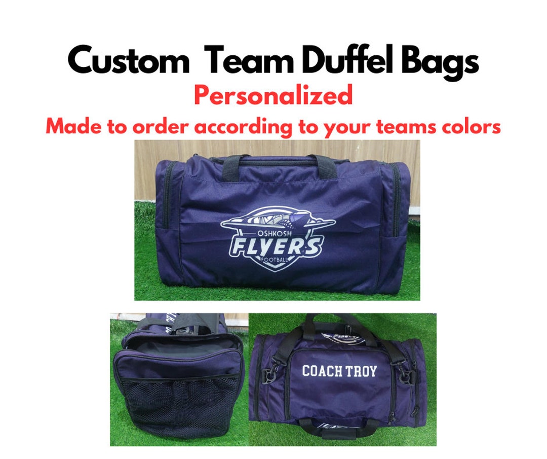 Custom Team Duffel Bags, Sublimated Sports Travel Duffel Bags, Custom ...