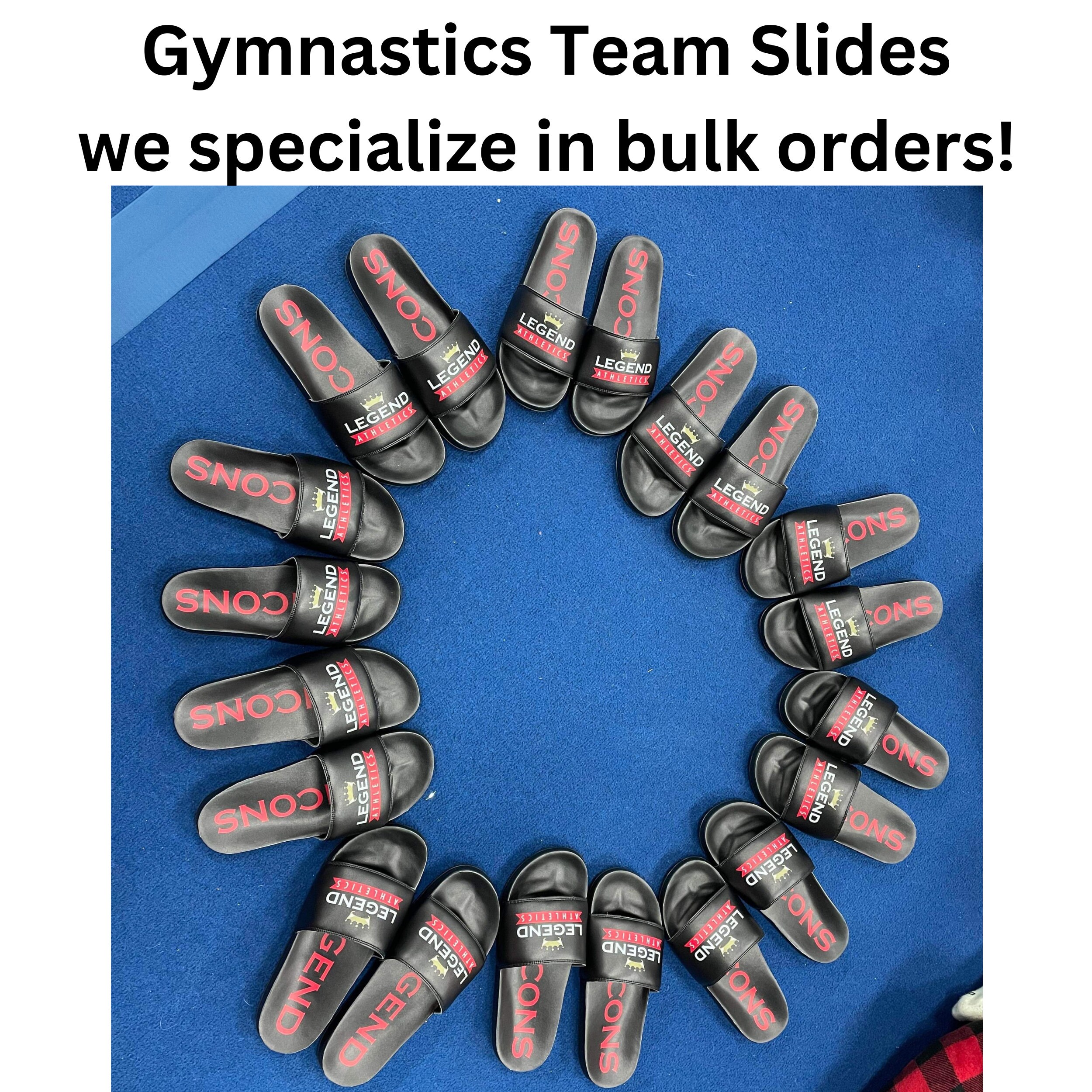 Custom Logo Team Slides Personalized Slide Sandals Design - Etsy