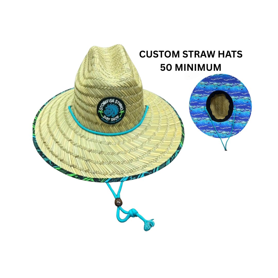 Custom Straw Hat - Etsy