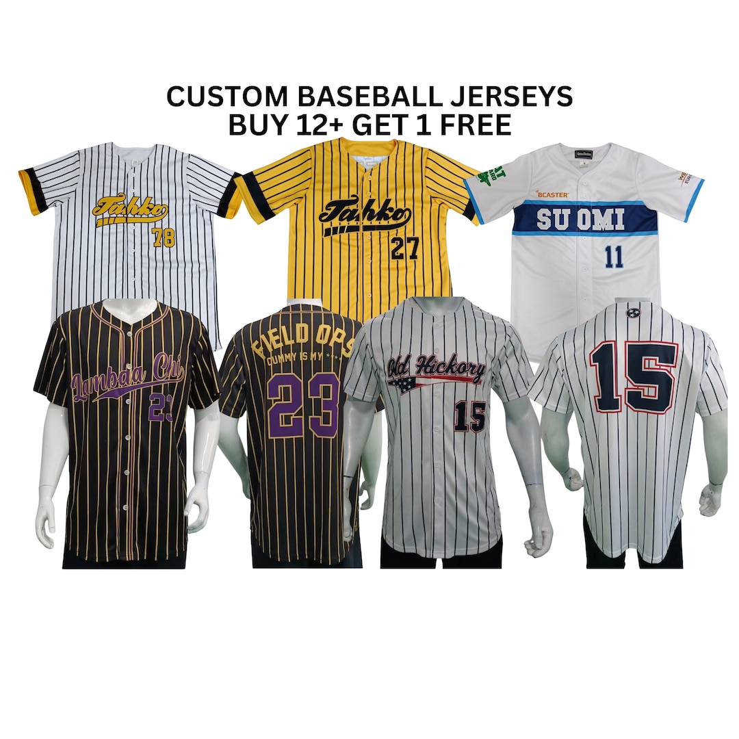 Custom Baseball Jerseys, Personalized Baseball Team Uniforms ...