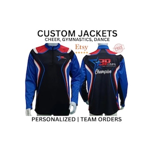 Custom Jackets for Cheer, Dance, Gymnastics Teams, Tournament Jackets ...