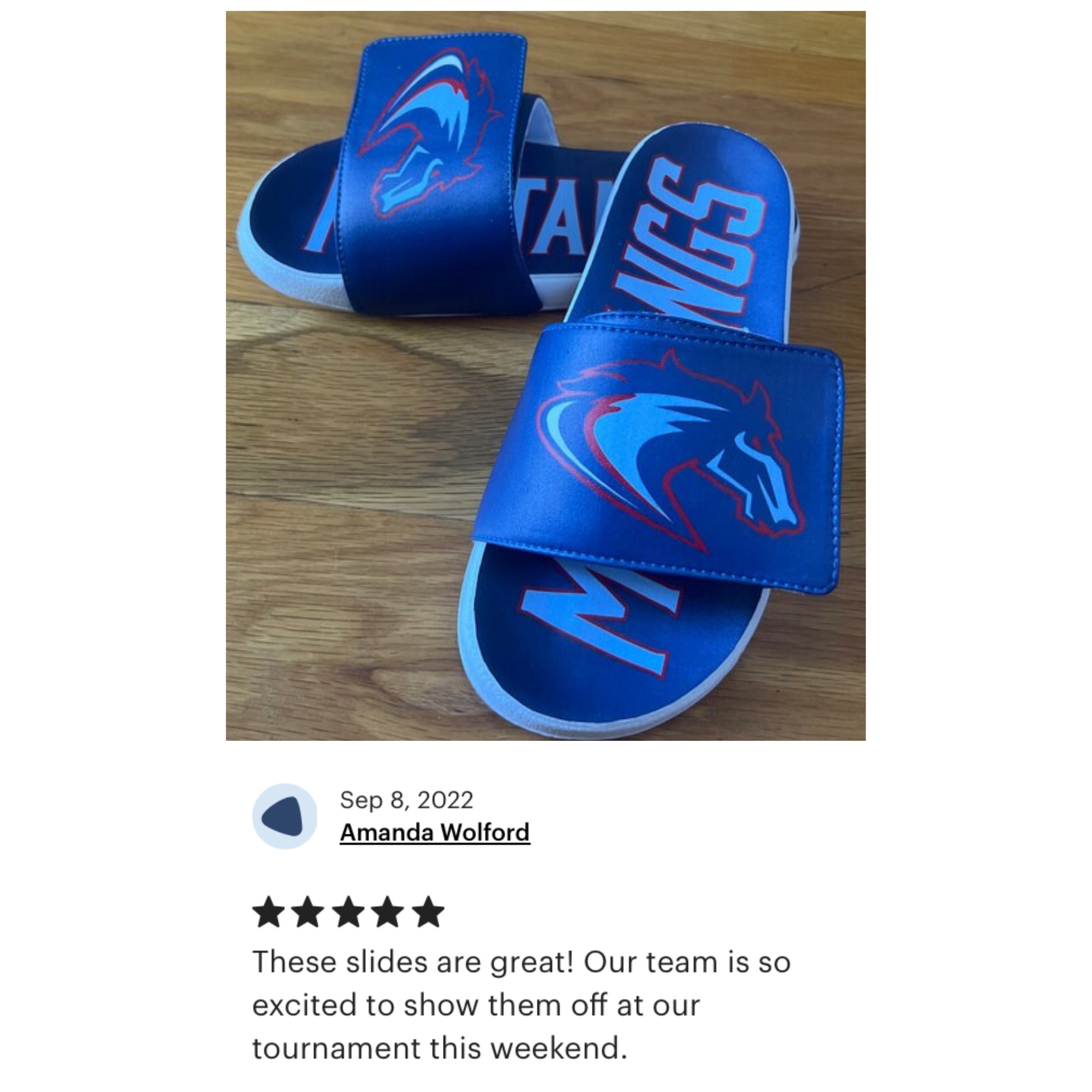 Custom Logo Team Slides, Personalized Slide Sandals, Design Your Own ...