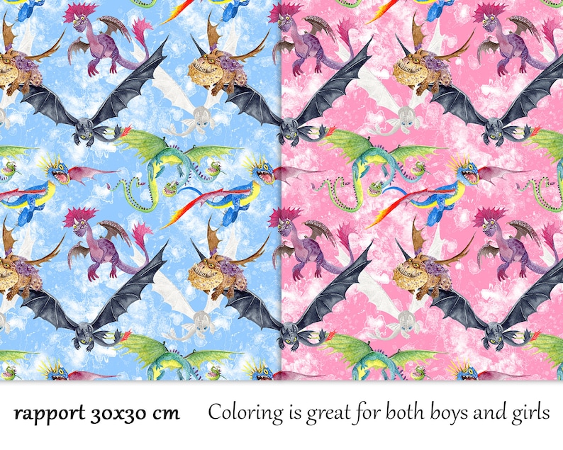 How to Train Your Dragon Night Fury Digital Paper Magic - Etsy Canada