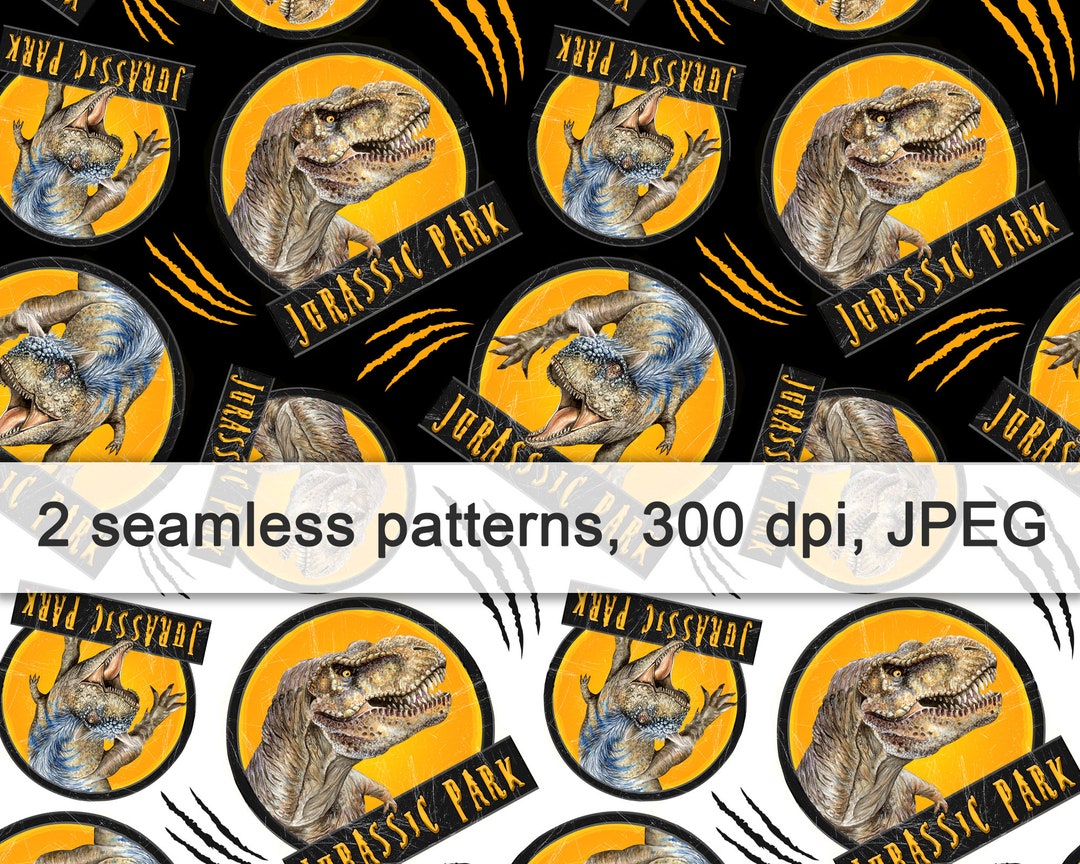 Jurassic World, Park, Dinosaur, Digital Paper, Watercolor, Printable ...