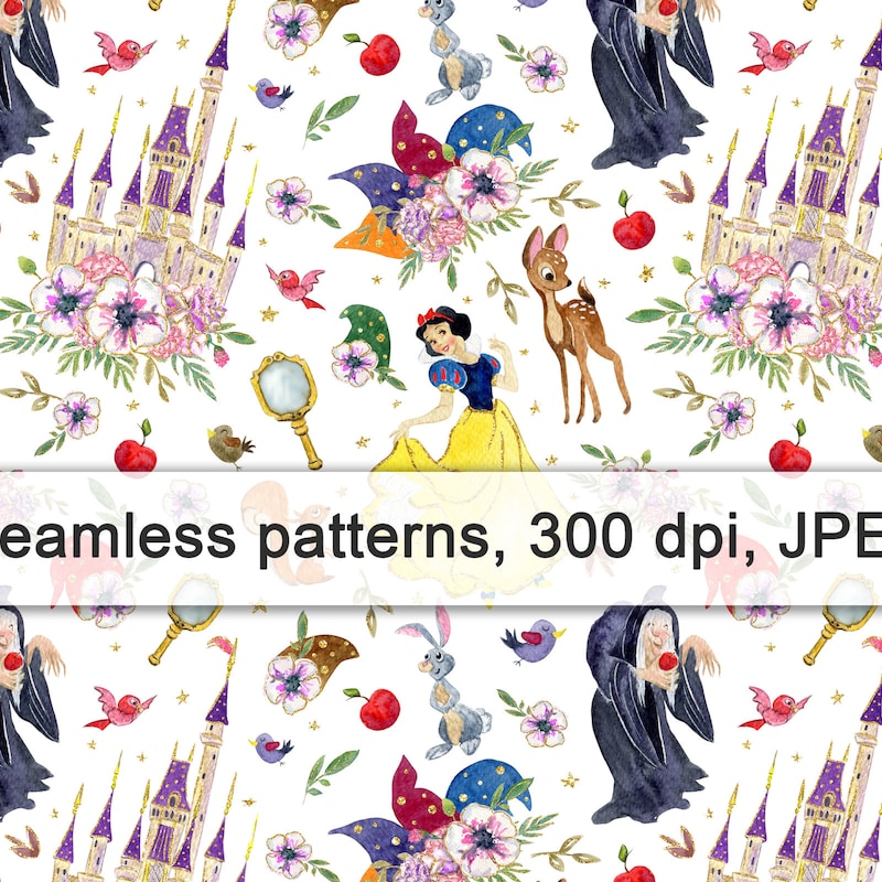 Snow White Patterns - Etsy