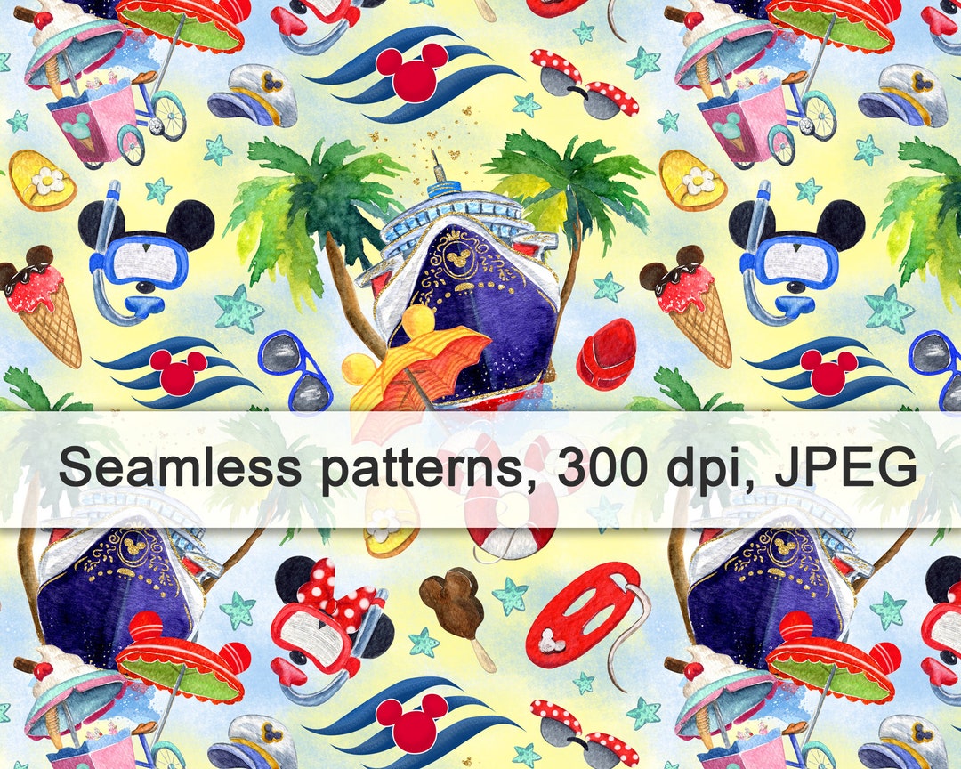 Cruise, Magic Kingdom, Beach, Ocean, Mouse, Sea, Watercolor, Printable ...