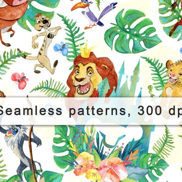 The Lion King Seamless - Etsy