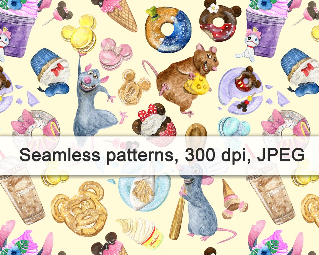 Ratatouille, Snacks, Food, Digital Paper, Printable, Print, Background ...