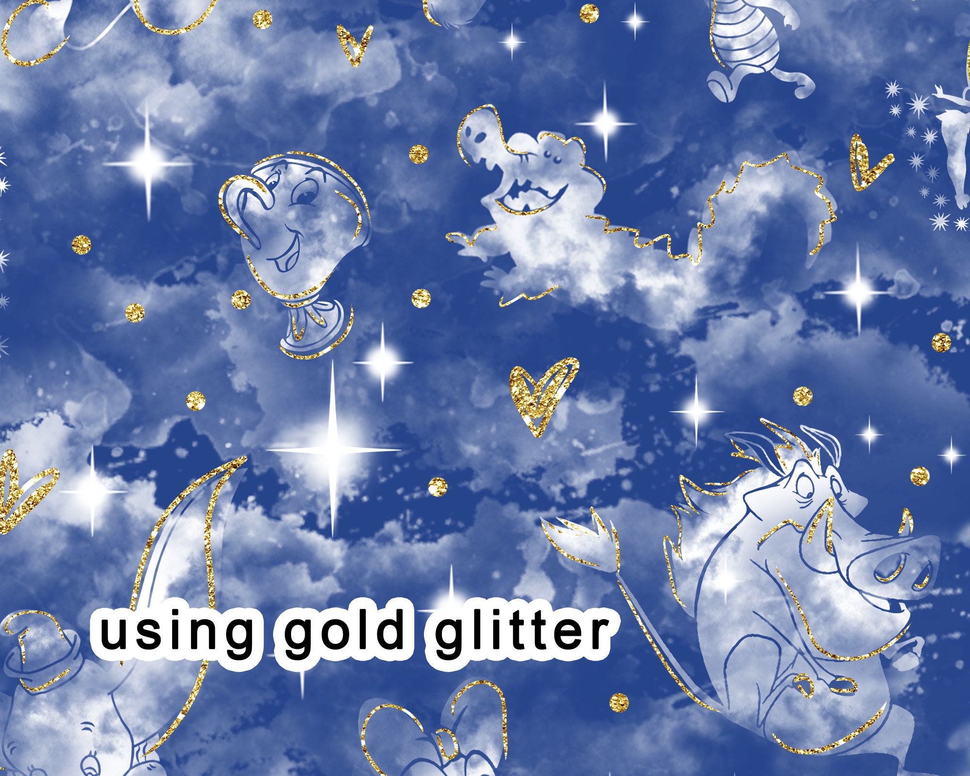 Magic Kingdom, Mouse, Digital Paper, Castle, Seamless Pattern ...