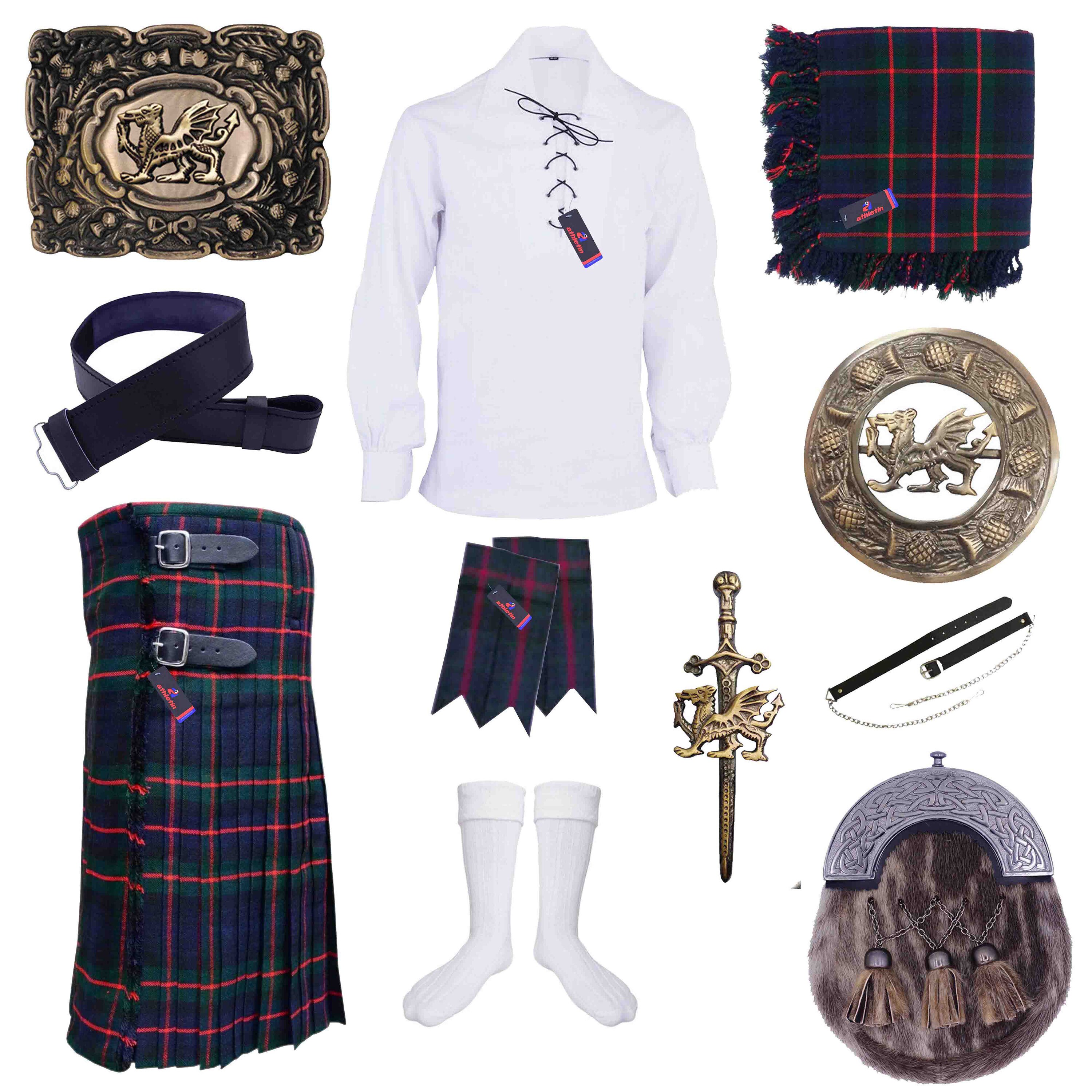 Murray of Atholl Tartan Kilts for Men Scottish Great Highland - Etsy