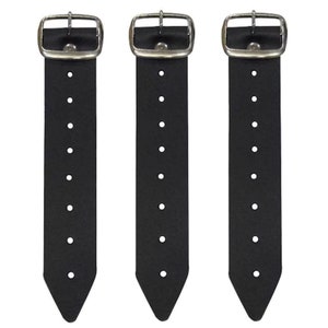 Kilt Extender Straps With Buckle Genuine Leather 7 Inches Pack of 3 ...