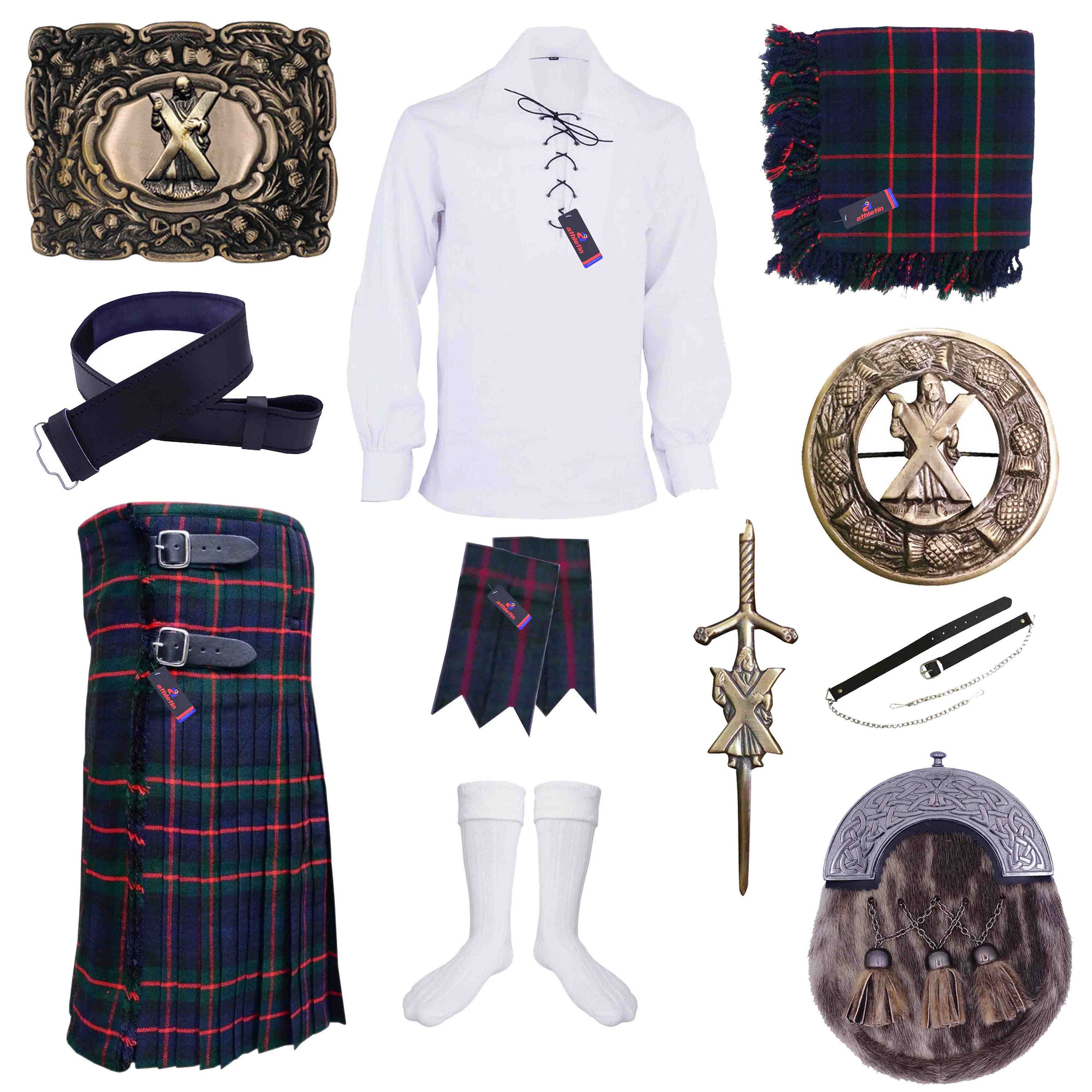 Murray of Atholl Tartan Kilts for Men Scottish Great Highland - Etsy
