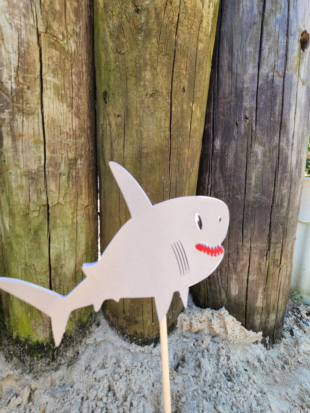 Shiloh Shark -- Yard Stake, Plant Pick, Ornament - Etsy