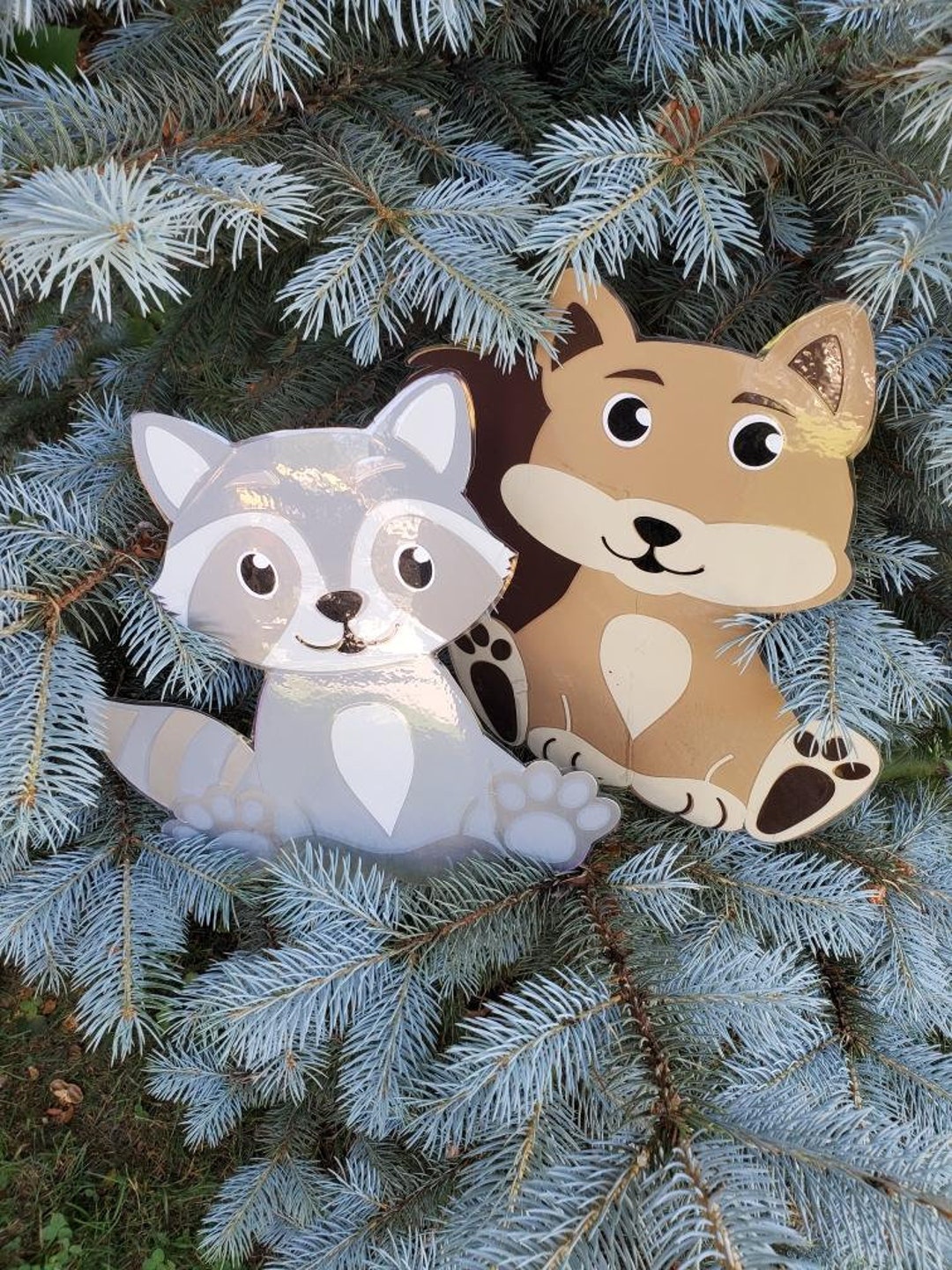 Ryan Raccoon -- Yard Stake, Plant Pick, Ornament - Etsy