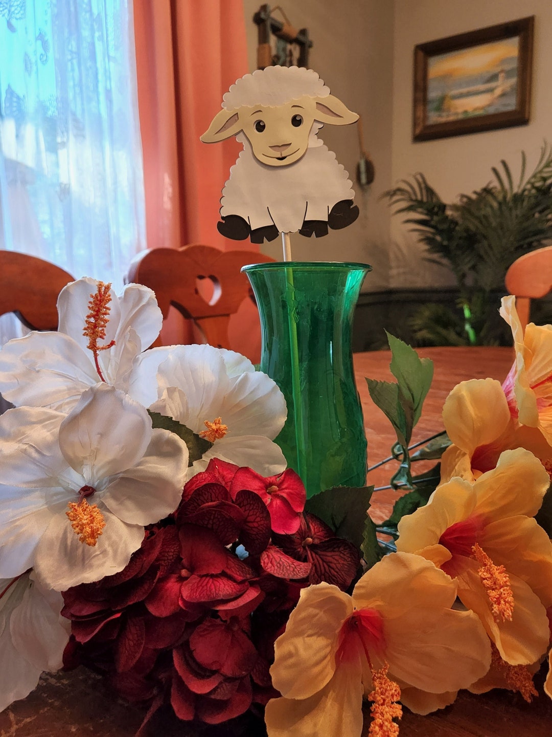 Shunda Sheep -- Yard Stake, Plant Pick, Ornament - Etsy