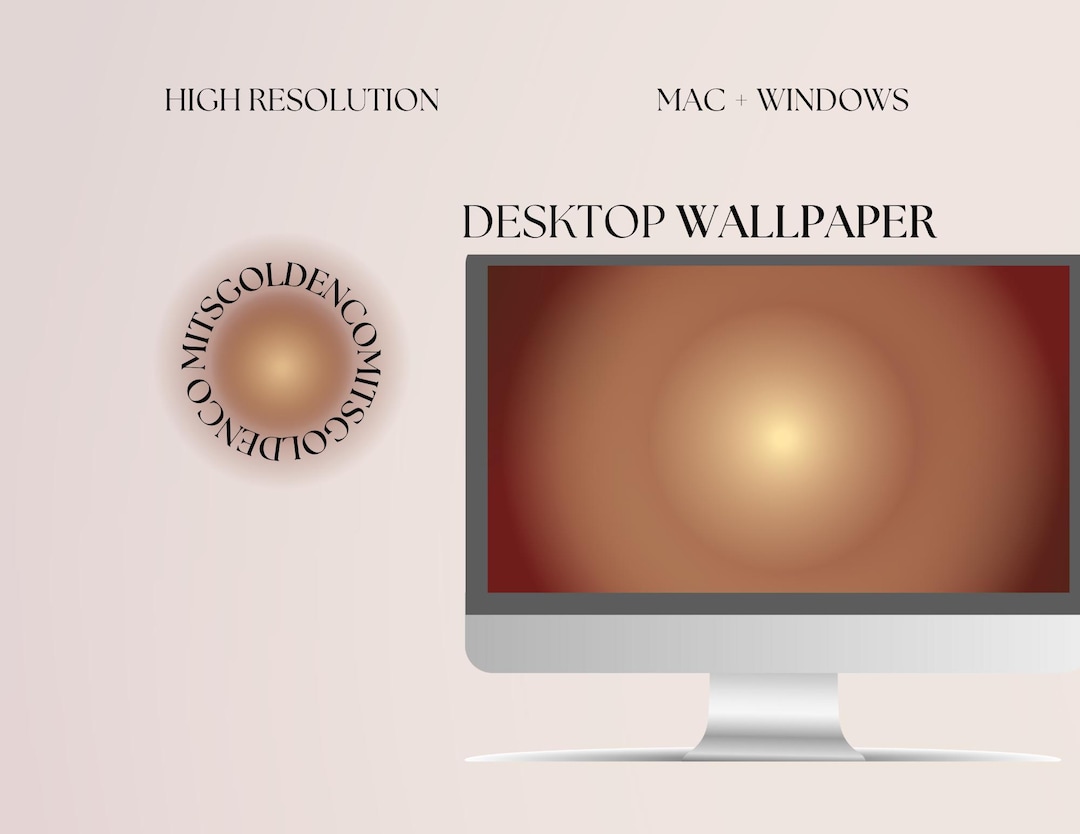 Fall/autumn Colors Gradient Aura Desktop Wallpaper/background - Digital ...