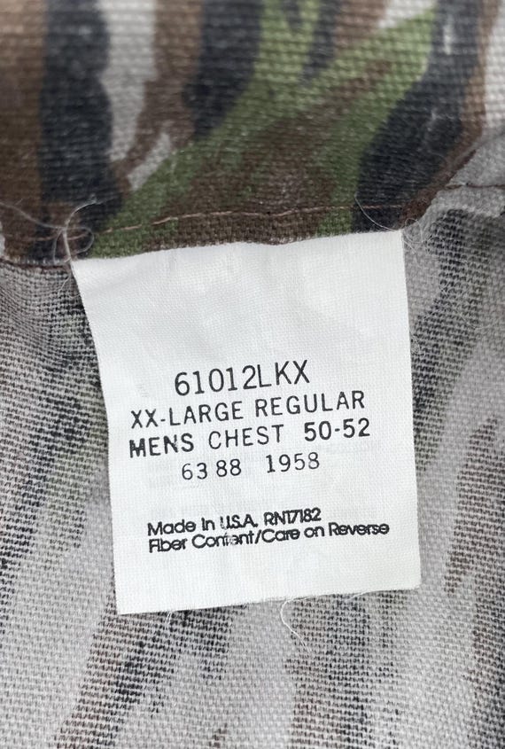 Vintage 70s WALLS Realtree Tree Bark Camo Coveralls U… - Gem