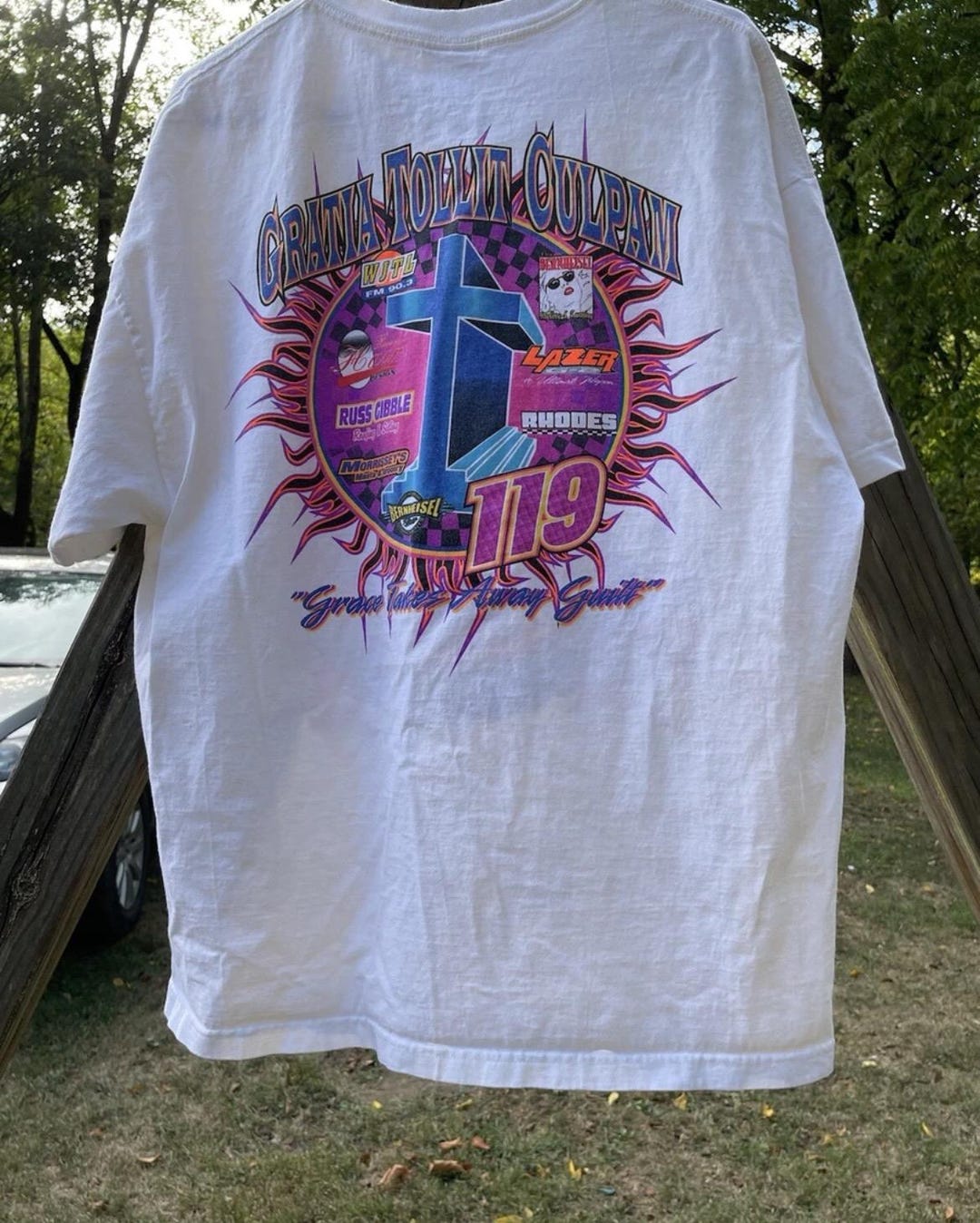 Vintage Jesus Shirt Dirt Track NASCAR Jimmy BERNHEISEL Shirt Racing ...