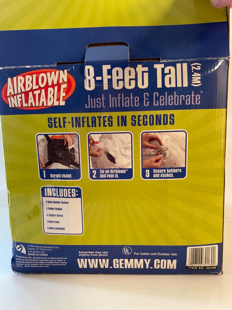 GEMMY Airblown Inflatable Lighted Totem Polynesian Pole Tiki Luau Party ...