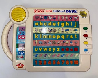 Talking Little Smart Alphabet Desk by Vtech, RARE - Etsy