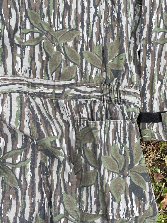 Vintage 70s WALLS Realtree Tree Bark Camo Coveralls U… - Gem