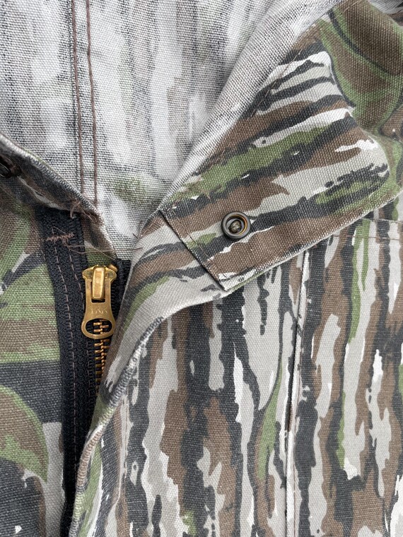 Vintage 70s WALLS Realtree Tree Bark Camo Coveralls U… - Gem