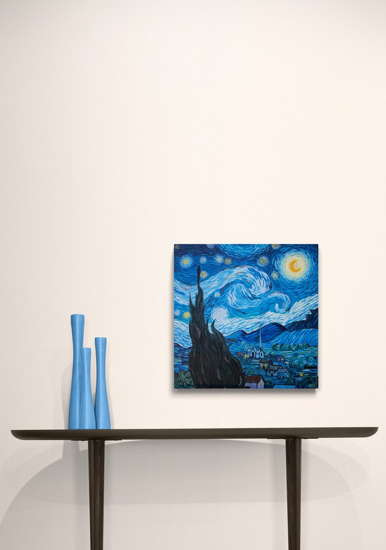 The Starry Night (1889) - Vincent Van Gogh | REMIMAGINED | Starry Night ...