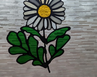 Stained Glass Daisy - Etsy