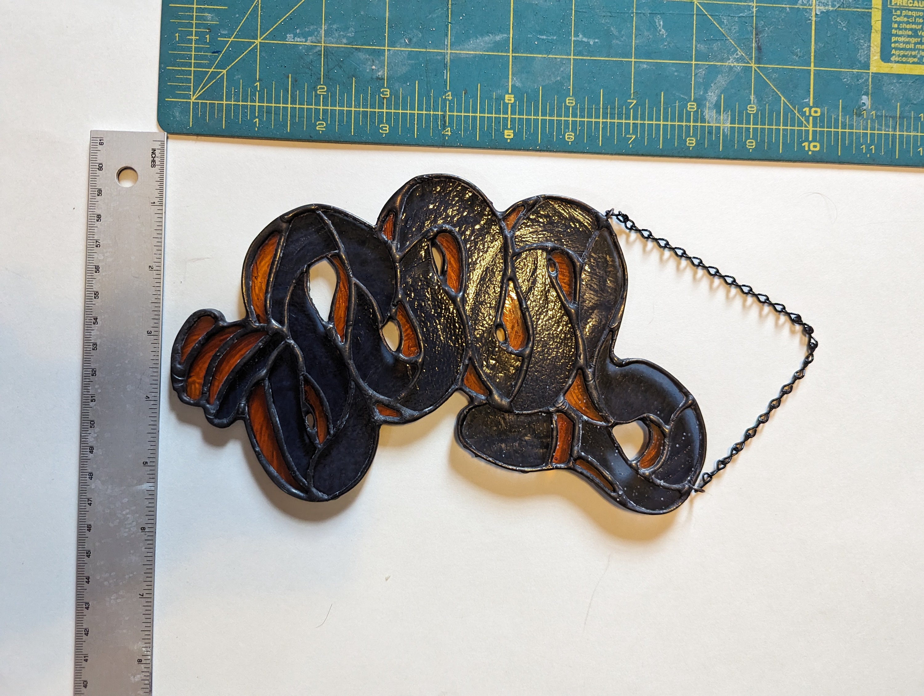 Stained Glass Ringneck Snake - Etsy
