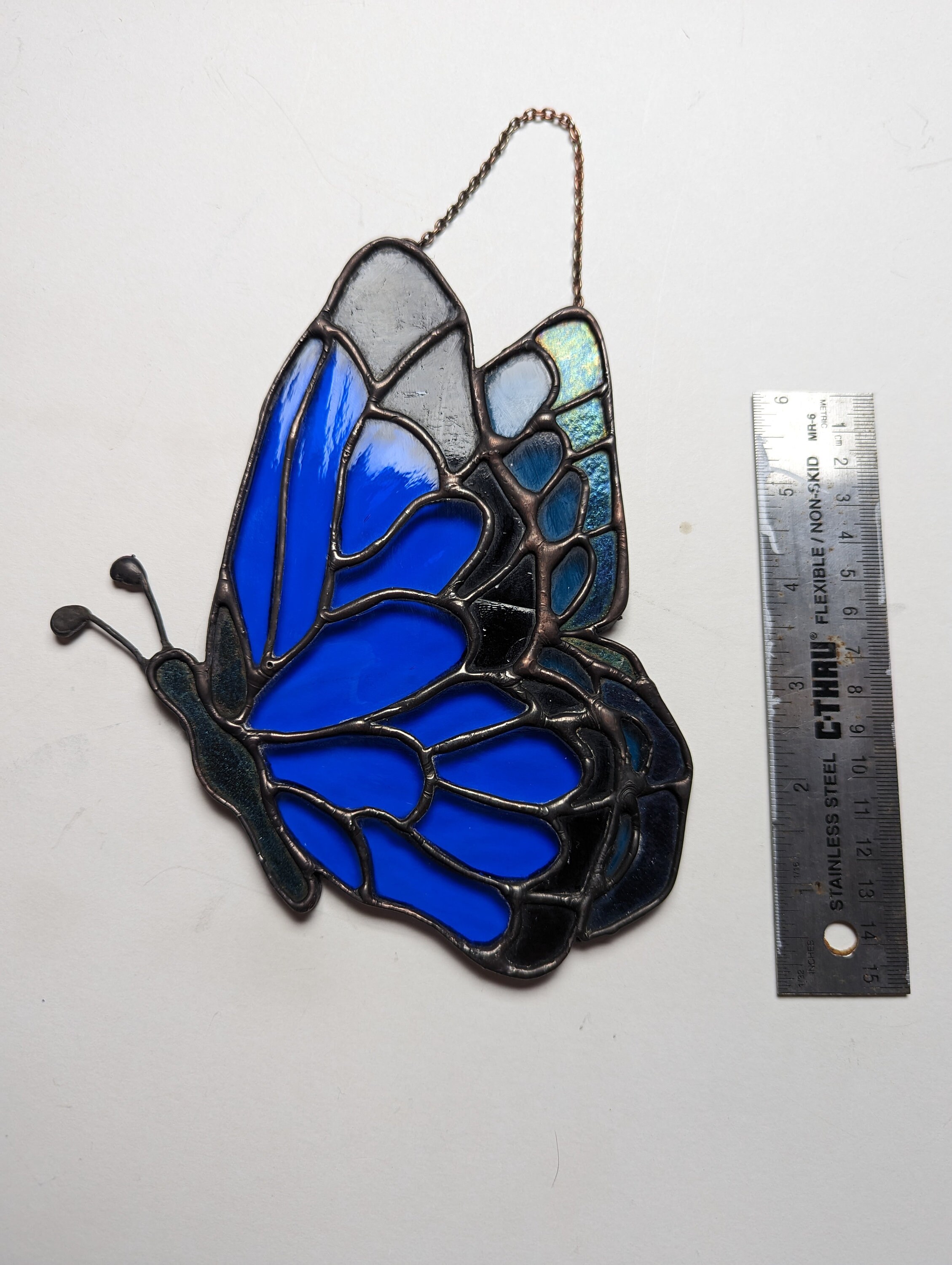 Stained Glass Butterfly Flying - Etsy