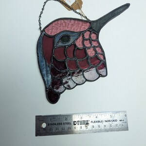 Stained Glass Hummingbird Head - Etsy
