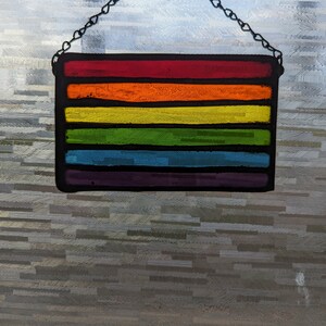 Stained Glass Pride Flag - Etsy