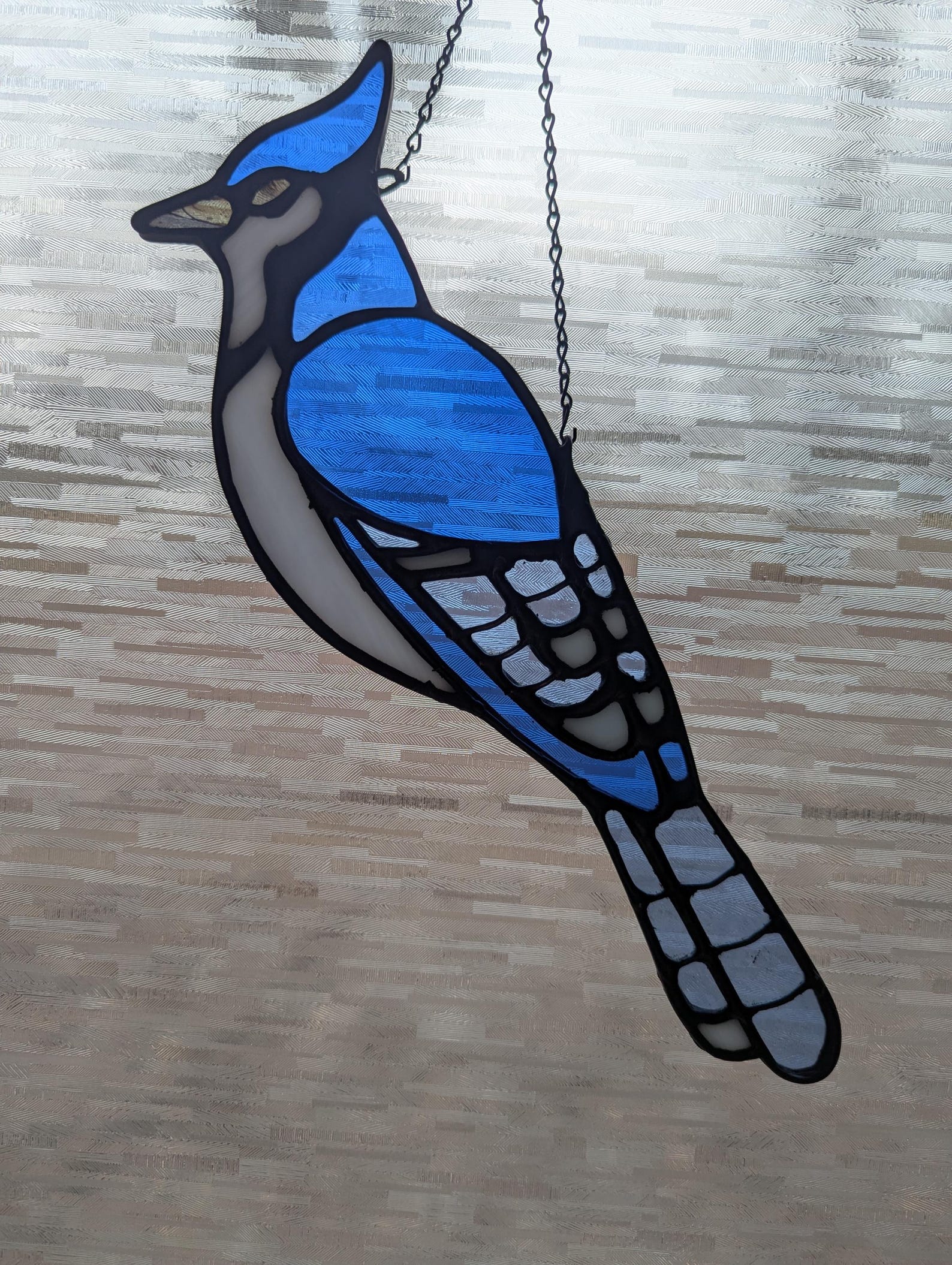 Stained Glass Blue Jay - Etsy