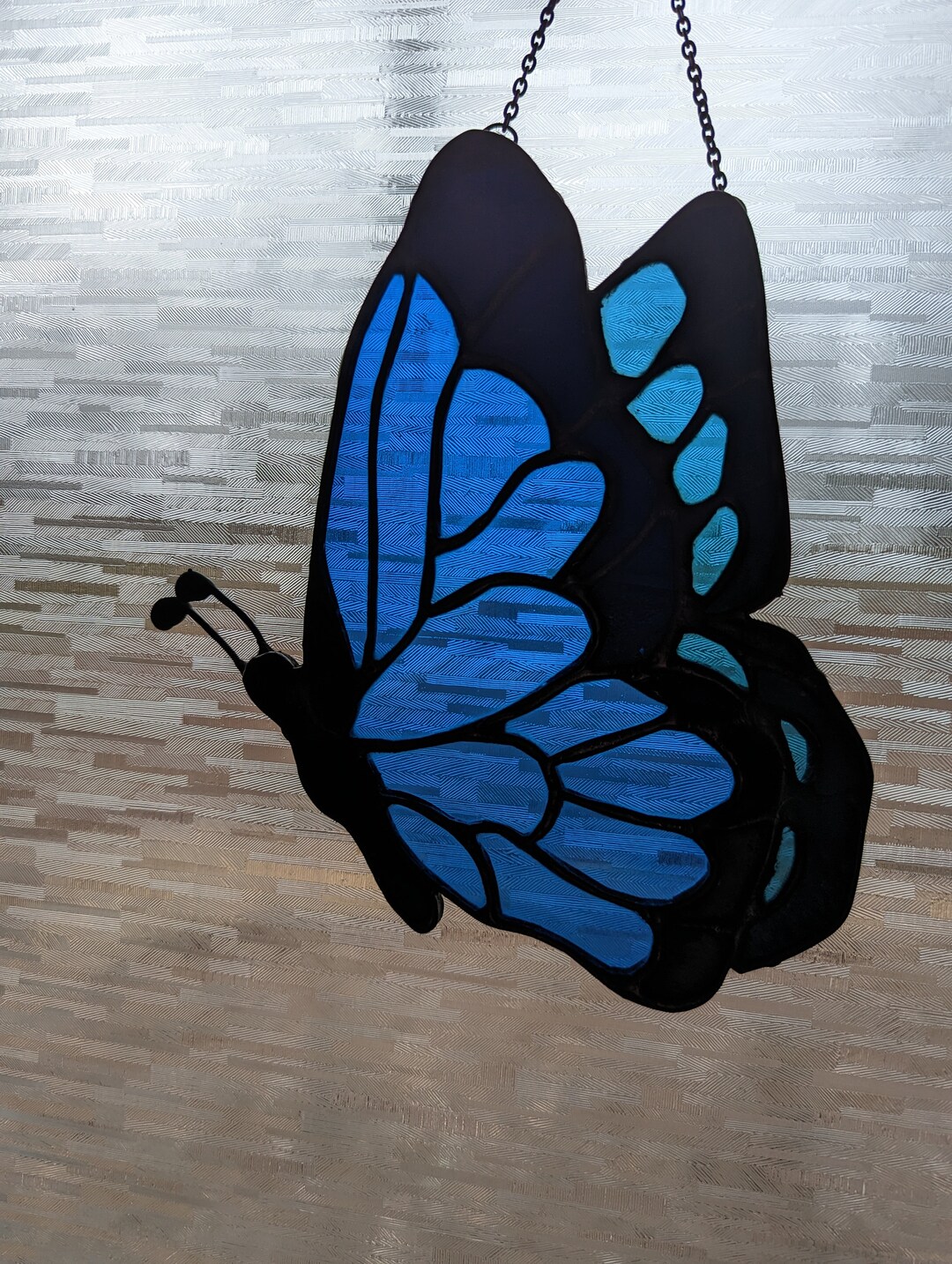 Stained Glass Butterfly Flying - Etsy