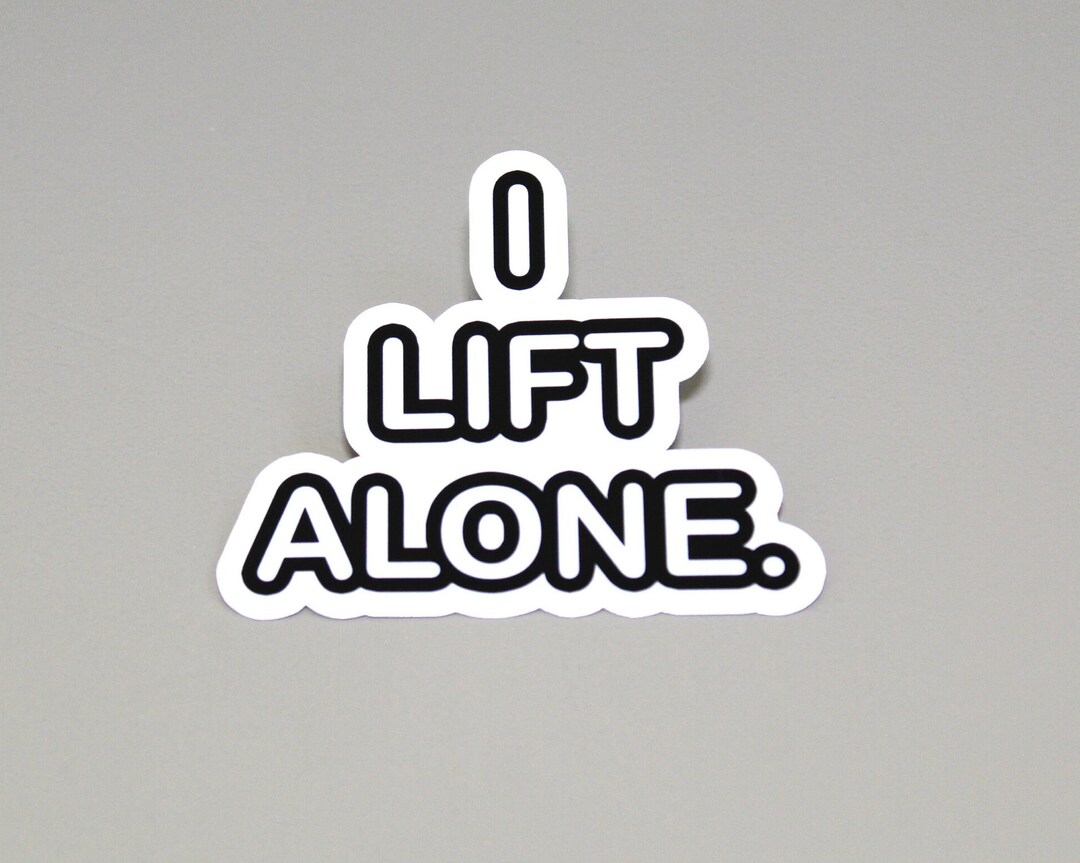 Weight Lifting Sticker, Funny Vinyl Sticker, PREMIUM Quality, Laminated ...