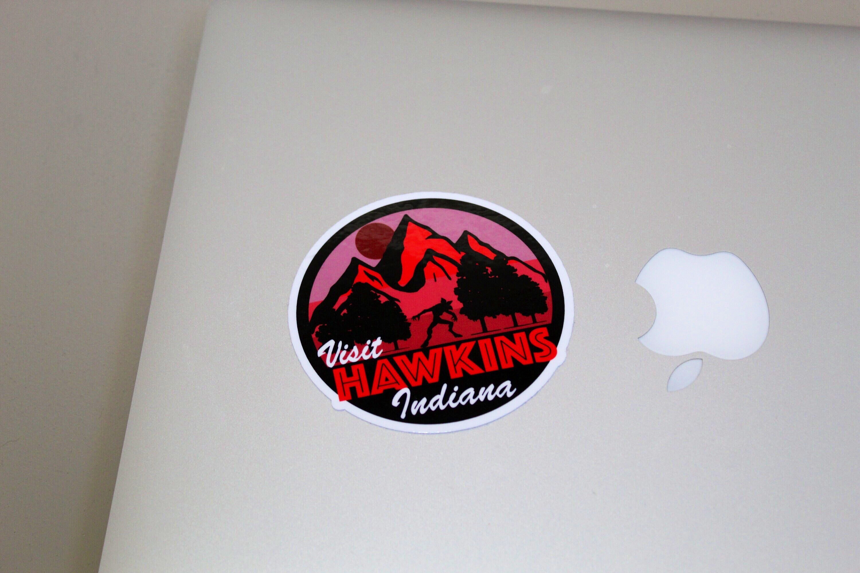 Visit Hawkins Indiana Sticker, Funny Vinyl Sticker, PREMIUM Quality ...