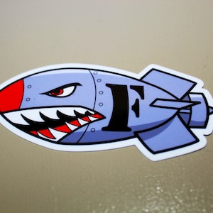 F Bomb Sticker, Funny Vinyl Sticker, PREMIUM Quality, Laminated, Glossy ...