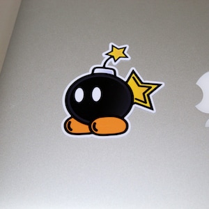 Video Game Character Sticker, 90s Retro, Water Resistant and Easy to ...