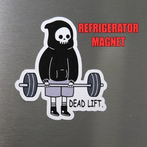 Dead Lift Sticker, Funny Vinyl Sticker, PREMIUM Quality, Laminated ...