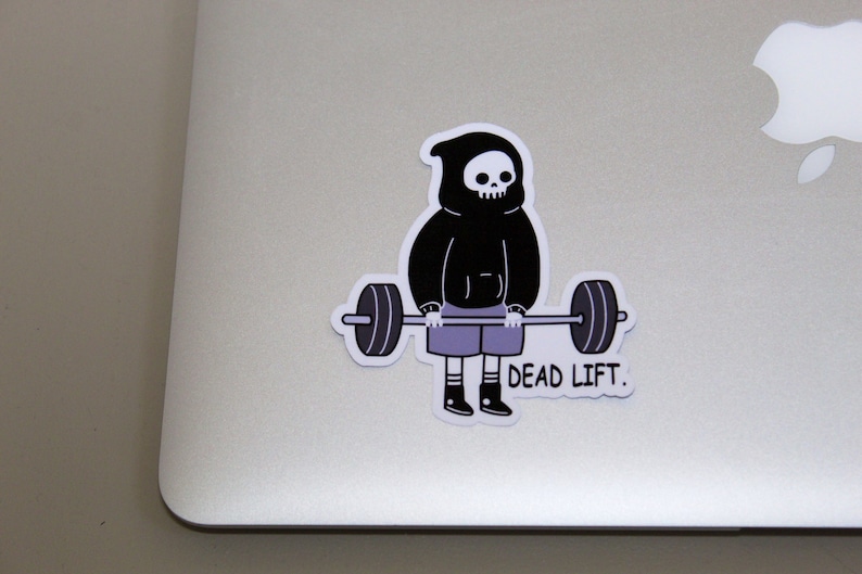 Dead Lift Sticker Funny Vinyl Sticker PREMIUM Quality - Etsy