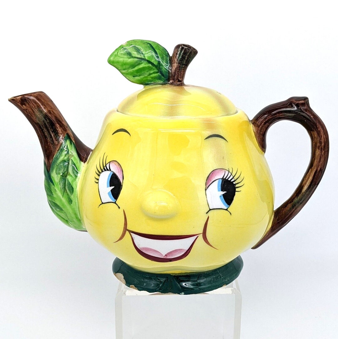 Vintage Anthropomorphic Teapot PY Miyao Pear Face Japan as Is - Etsy