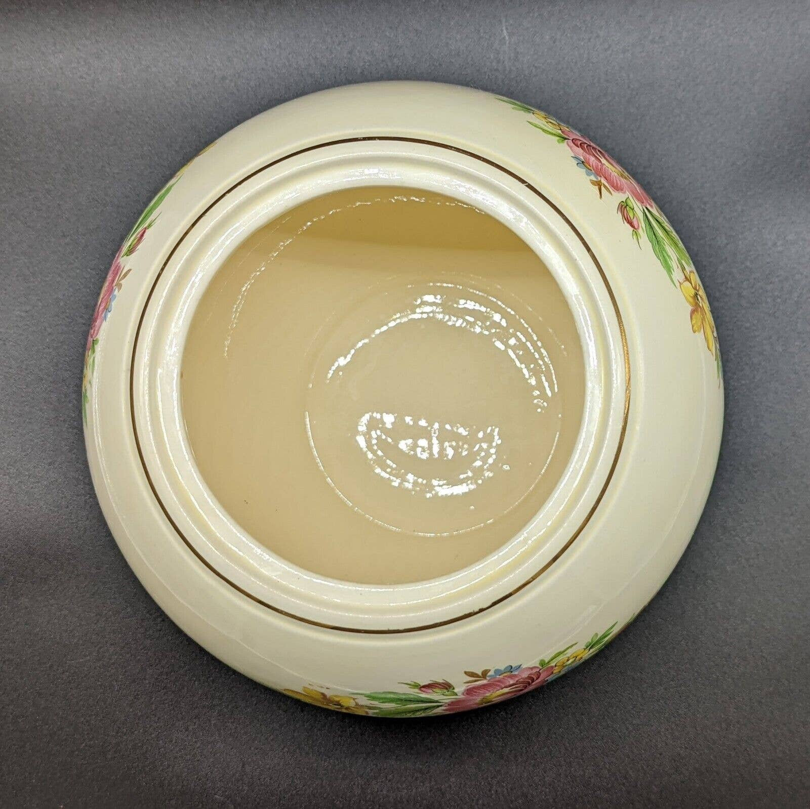 Homer Laughlin Kitchen Kraft Spring Wreath Cookie Jar W/ Floral Design ...