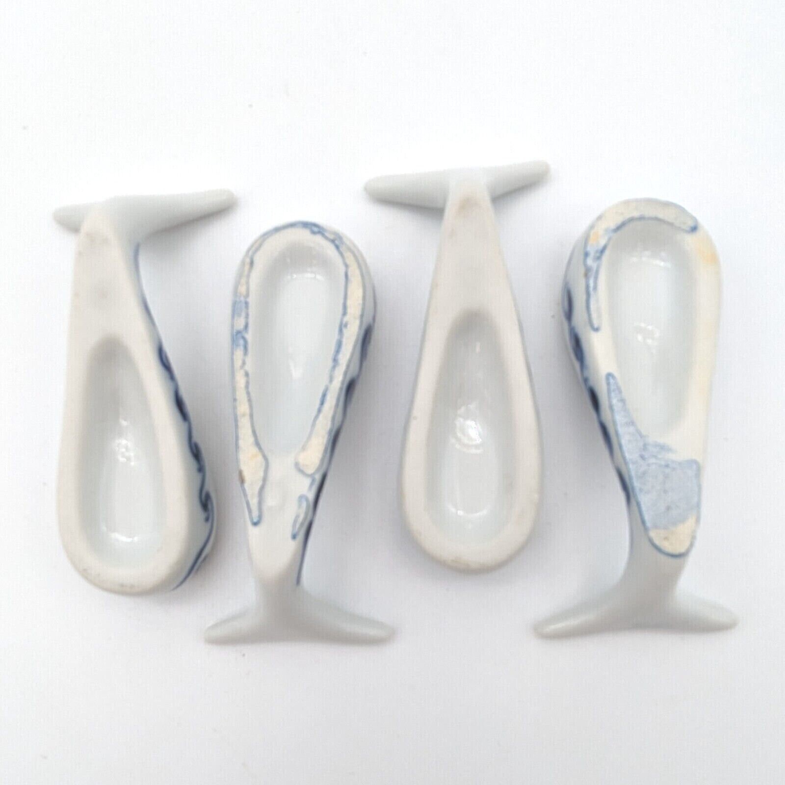 Vintage Porcelain Smiling Whale Salt Cellars Open Salt Pinch - Etsy