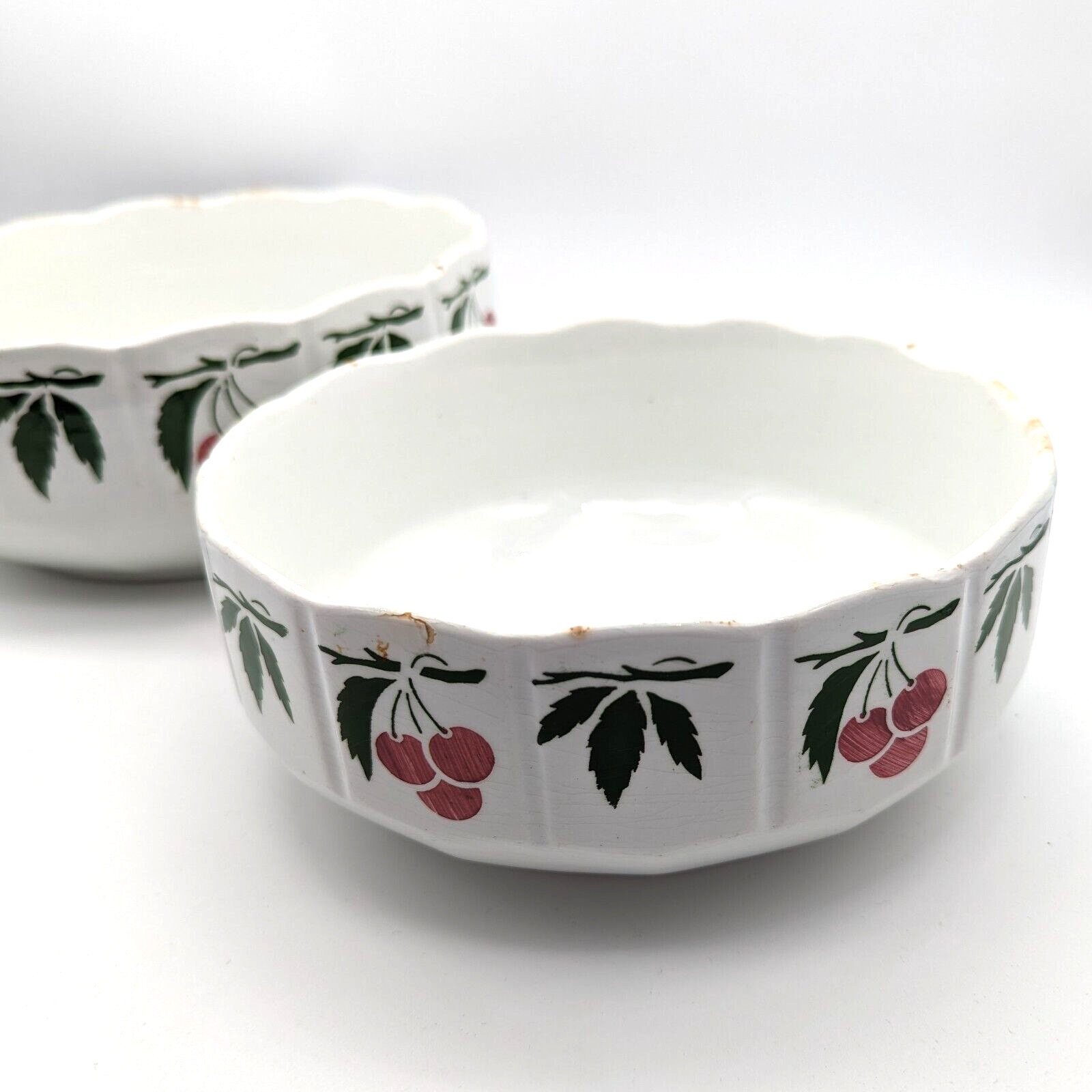 Vintage Arts and Crafts German Stencil Cherries Panel Mixing Nesting ...