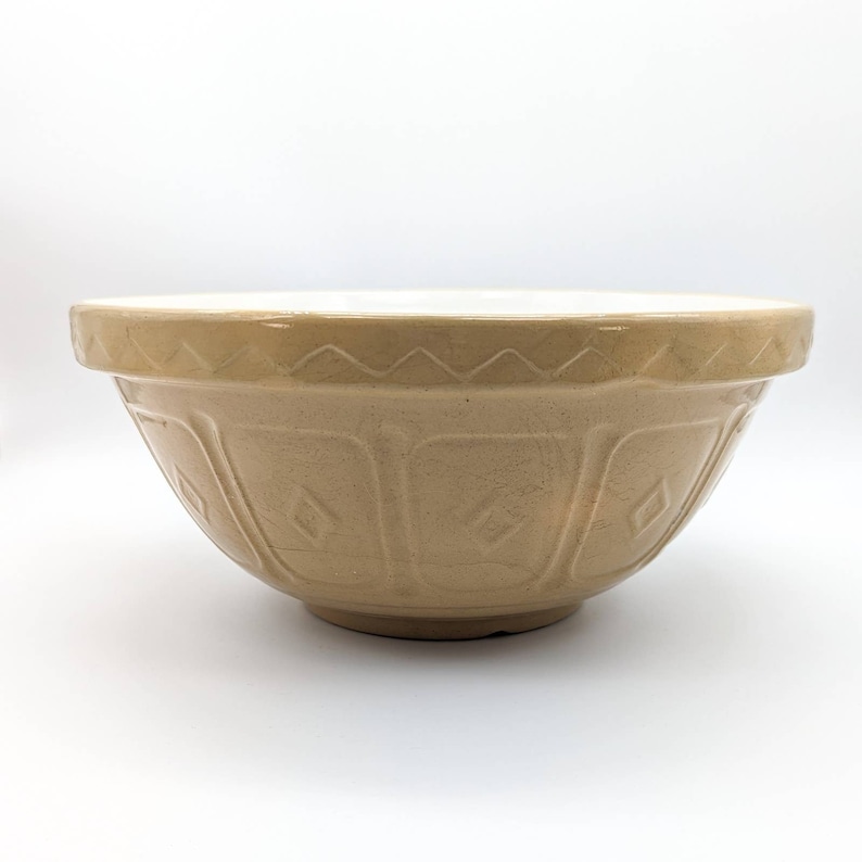 Vintage Mason Cash & Co. Large Mixing Bowl 18 Made in Church Gresley ...