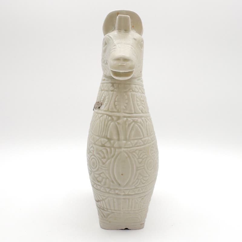 Bitossi Style Horse White Figurine Mid-century Modern Raymor Slipware ...